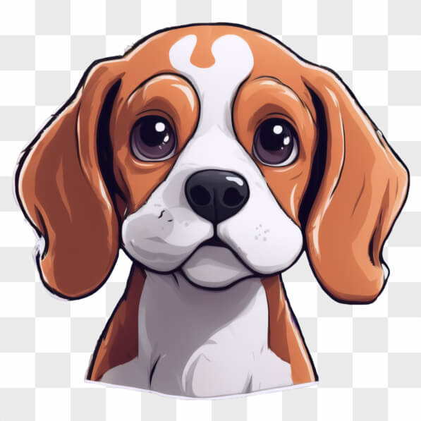 Download Cute Cartoon Dog with Floppy Ears Cartoons Online - Creative ...