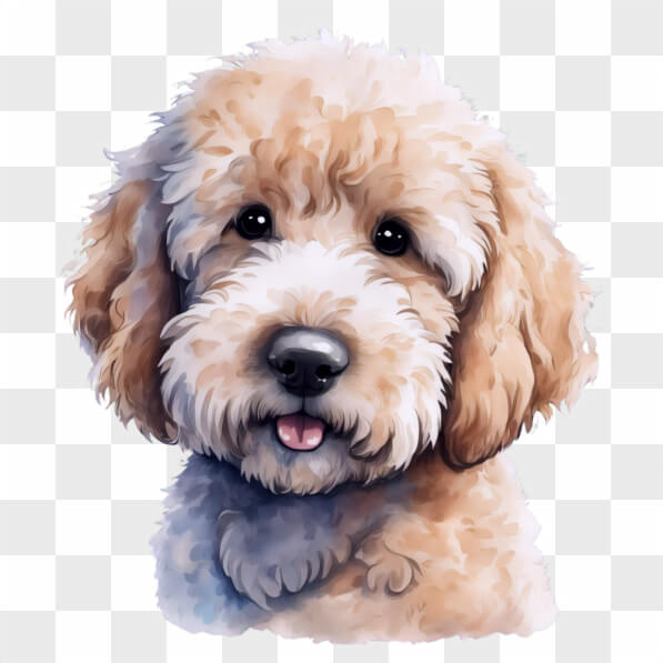 Download Fluffy Dog Portrait Cartoons Online - Creative Fabrica