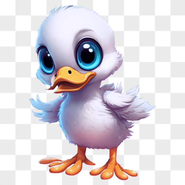 Baixe Pato Bebê de Desenho Animado Fofo Cartoons - Creative Fabrica