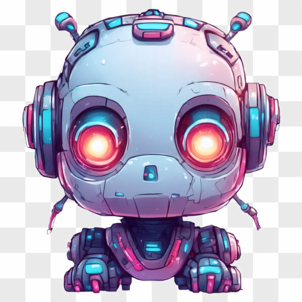 Download Cute Stylized Robot Character Cartoons Online - Creative Fabrica