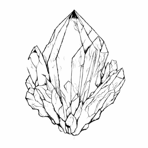 Download Intricate Crystal Line Drawing Coloring pages Online ...