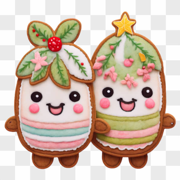 Download Kawaii Cookies with Cute Faces and Decorations Kawaii Online ...