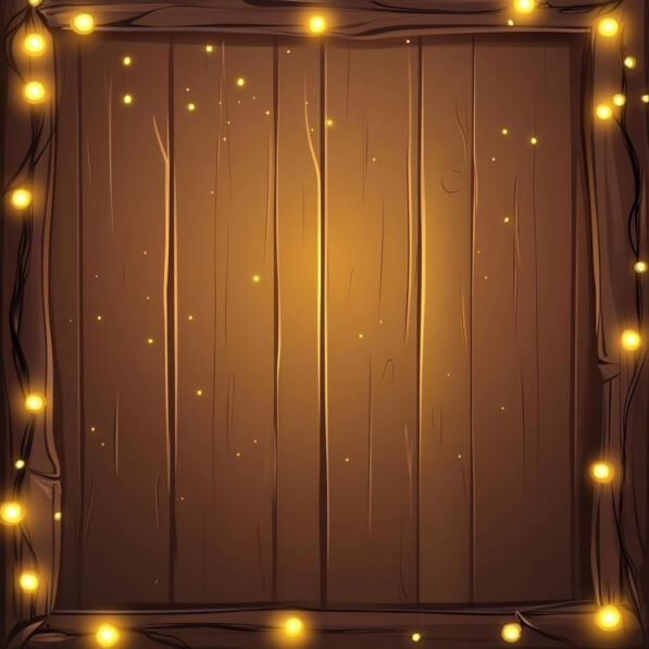 Download Cozy Wooden Background with Glowing Lights Backgrounds Online ...