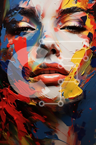 Download Abstract Portrait of a Woman Stockphotos Online - Creative Fabrica