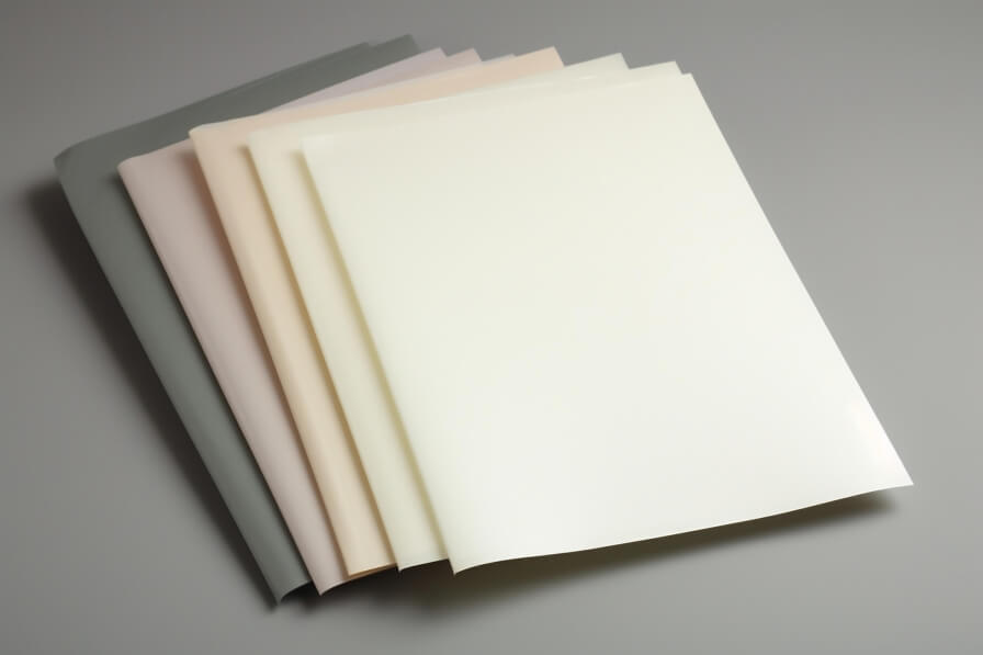 Download Pastel Colored Paper Sheets on Gray Background Mockups Online ...
