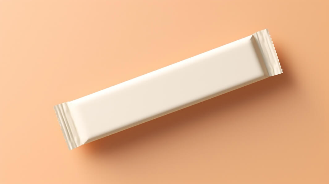 Download Plain White Chocolate Bar on Peach Background Mockups Online ...