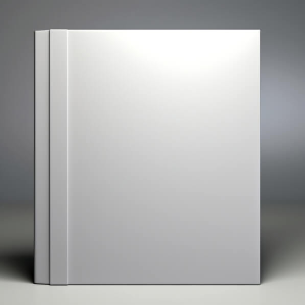 Download Minimalist White Book on Neutral Background Mockups Online ...