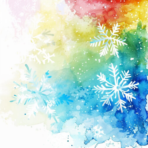 Download Elegant Winter Background with Snowflakes and Ornaments ...