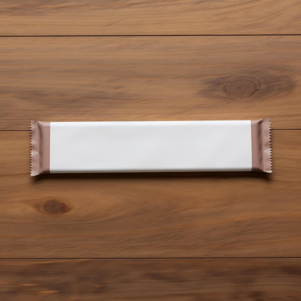 Download Plain Candy Bar Wrapper on Wooden Surface Mockups Online ...