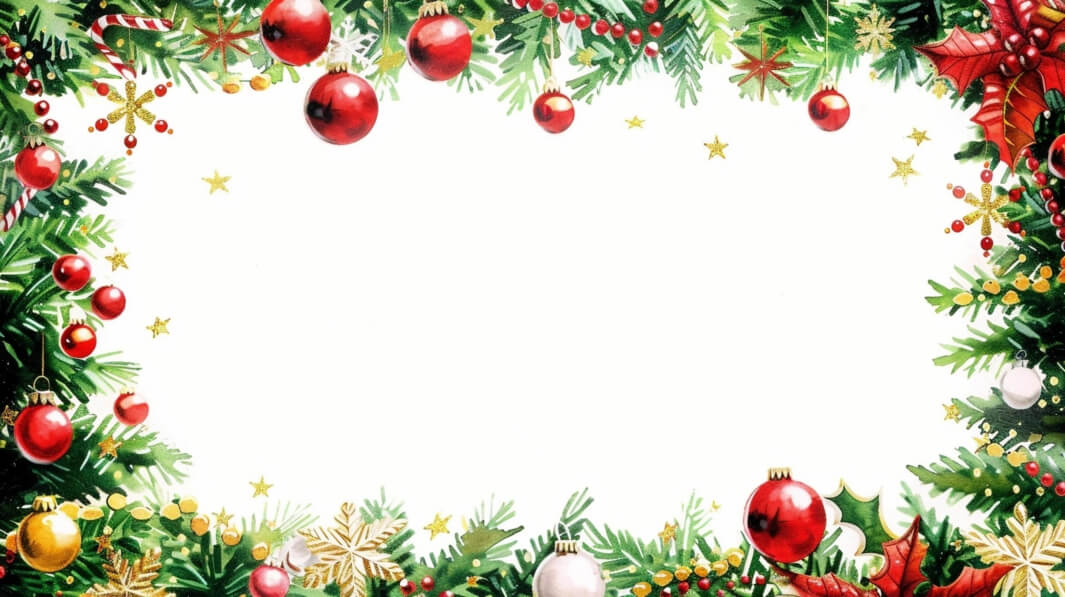 Download Festive Christmas Border Backgrounds Online - Creative Fabrica
