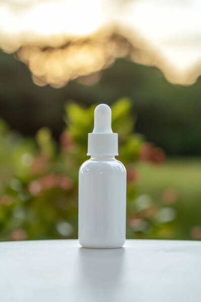 Download White Dropper Bottle with Natural Background Mockups Online ...