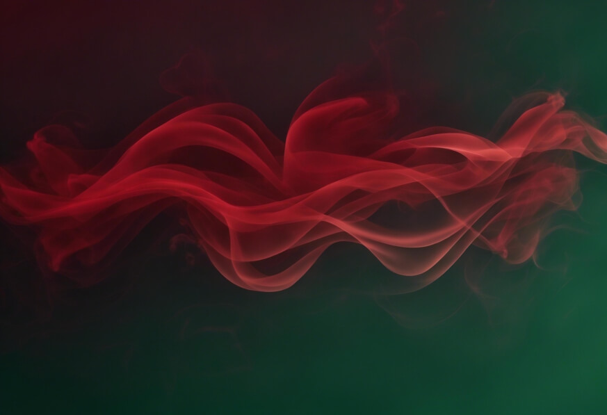 Download Red Smoke Flowing Against Green Background Backgrounds Online ...