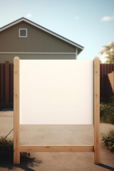 Download Blank Wooden Sign in Outdoor Setting Mockups Online - Creative ...