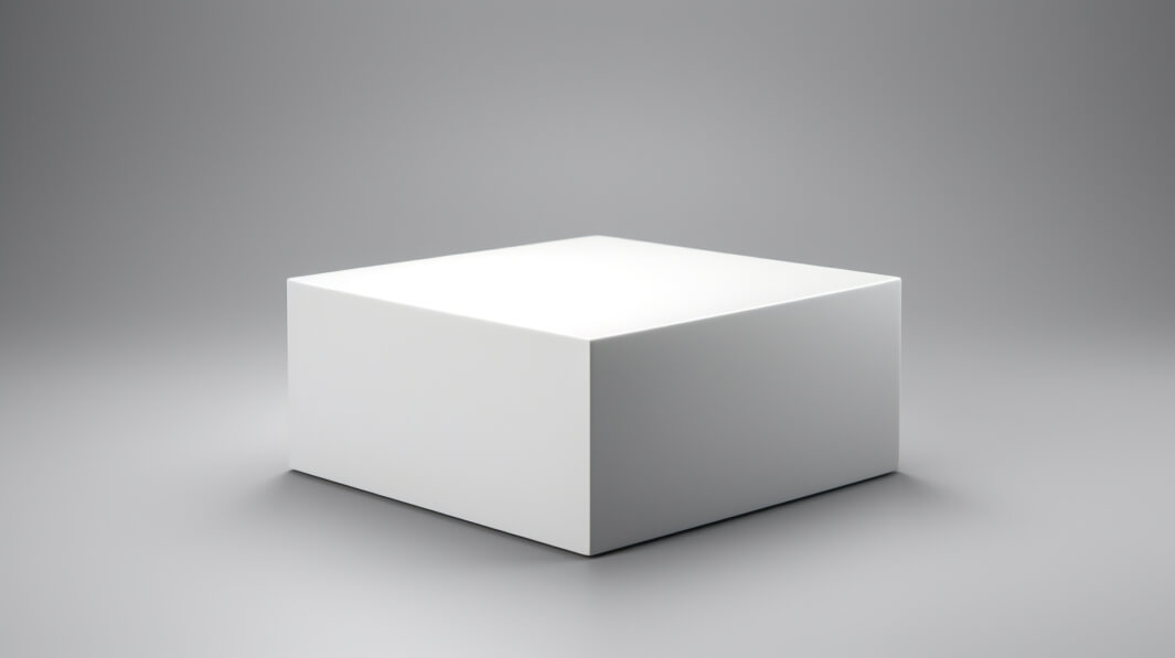Download Minimalist White Cube on Gradient Background Mockups Online ...