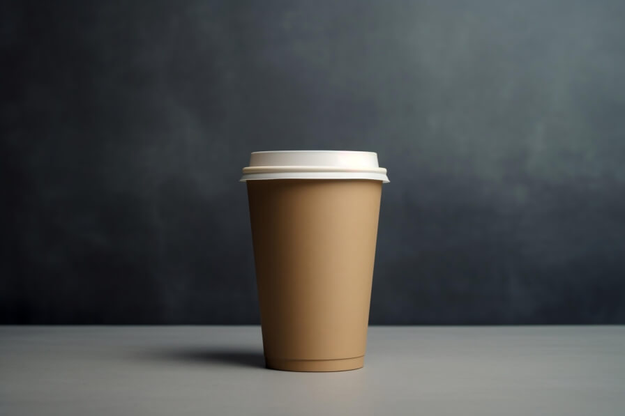 Download Minimalist Coffee Cup on Gray Background Mockups Online ...
