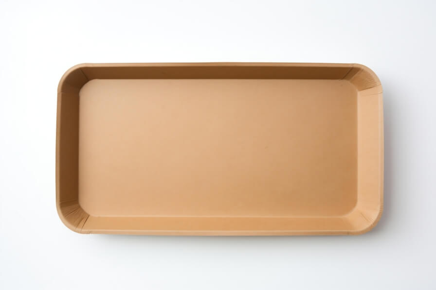 Download Rectangular Paper Tray on White Background Mockups Online ...