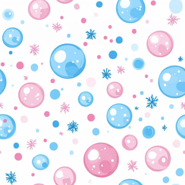 Download Colorful Bubble Pattern with Snowflakes Patterns Online ...