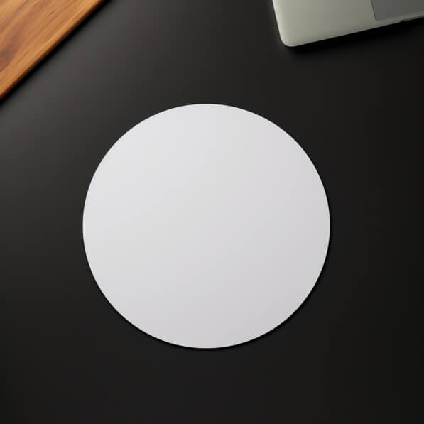 Download Minimalist Round White Surface on Dark Background Mockups ...