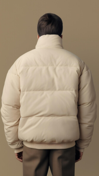 Download Fashionable Oversized Puffer Jacket Mockups Online - Creative ...