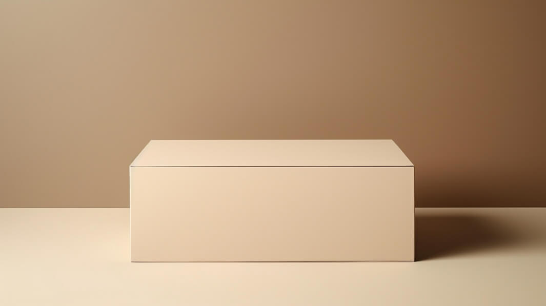 Descarga Caja rectangular minimalista Mockups En Línea - Creative Fabrica