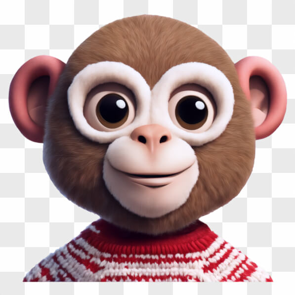 Descarga Mono de dibujos animados con suéter Cartoons En Línea ...