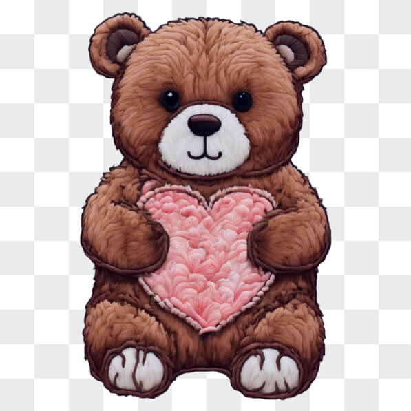 Télécharger Joli ours en peluche tenant un cœur Dessins animés En Ligne ...