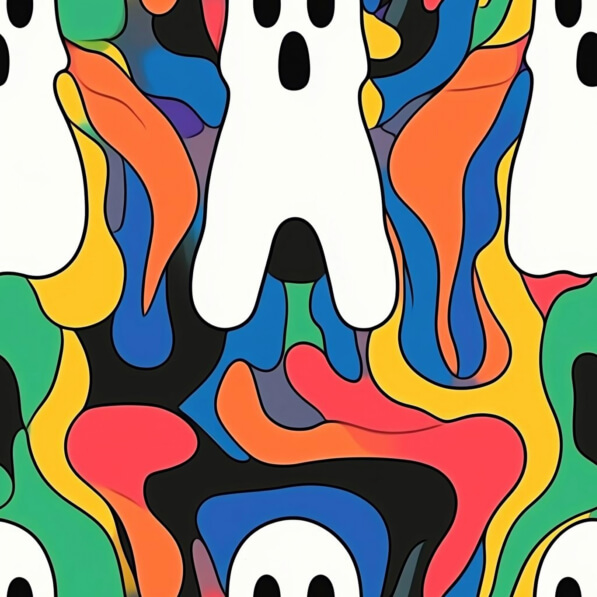 Download Colorful Abstract Ghost Pattern Patterns Online - Creative Fabrica