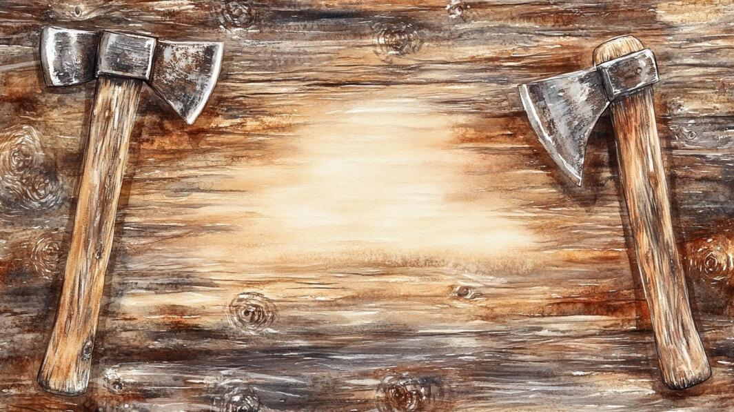 Download Two Axes on Wooden Background Backgrounds Online - Creative ...