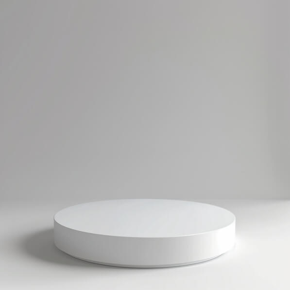 Baixe Plataforma Circular Branca Minimalista Backgrounds - Creative Fabrica