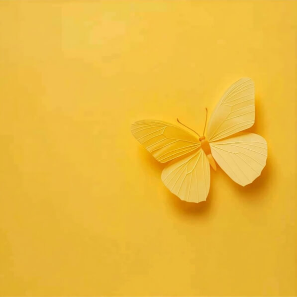 Download Yellow Paper Butterfly on Yellow Background Backgrounds Online ...