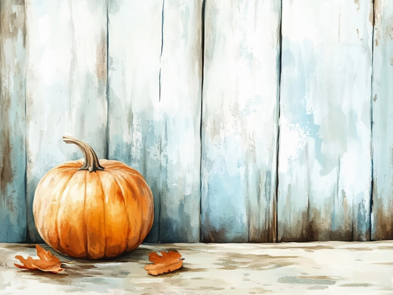 Download Autumn Pumpkin on Wooden Background Backgrounds Online ...
