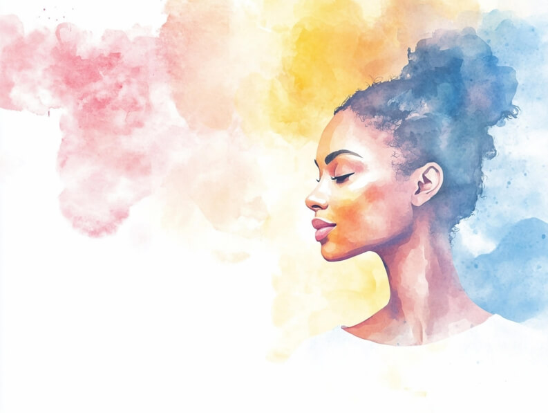 Download Watercolor Portrait of a Woman Backgrounds Online - Creative ...