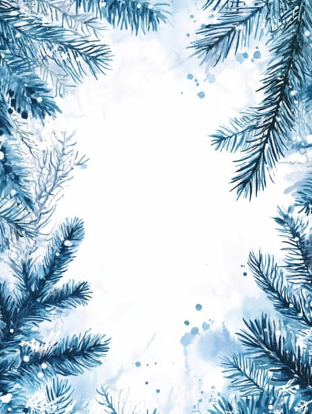 Download Winter Evergreen Background Backgrounds Online - Creative Fabrica