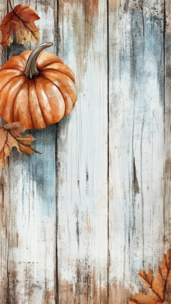 Download Autumn Pumpkin on Rustic Wood Backgrounds Online - Creative ...