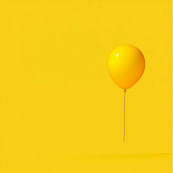 Descarga Globo Amarillo sobre Fondo Amarillo Fondos En Línea - Creative ...