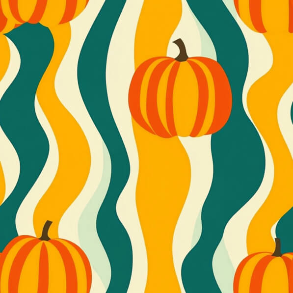 Download Autumn Pumpkin Pattern Patterns Online - Creative Fabrica