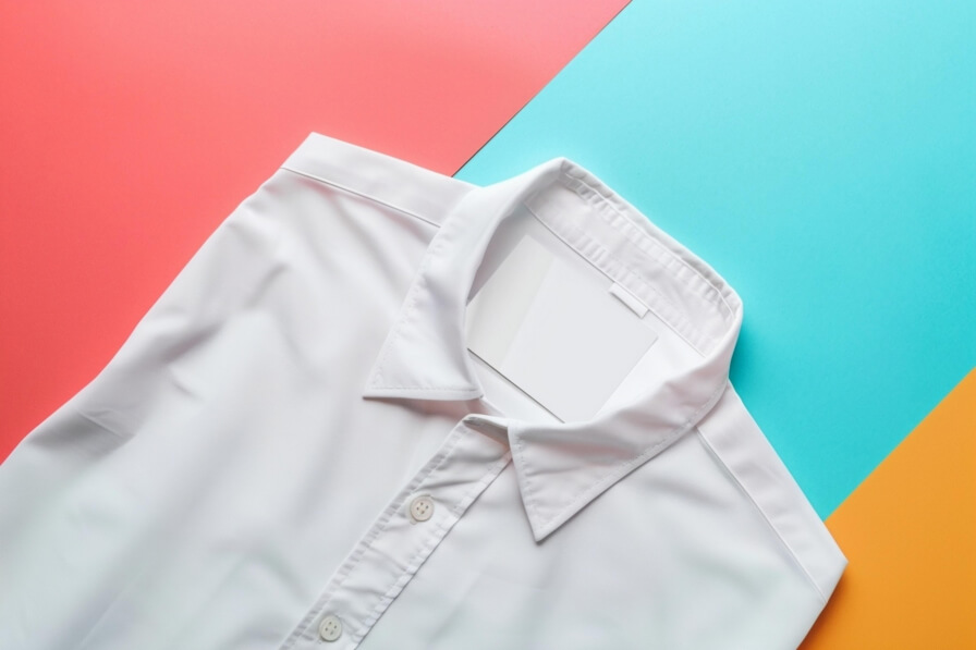 Download Minimalist White Shirt on Colorful Background Mockups Online ...