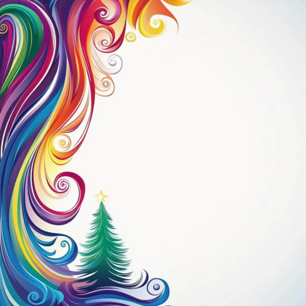 Download Colorful Abstract Design with Christmas Tree Backgrounds ...