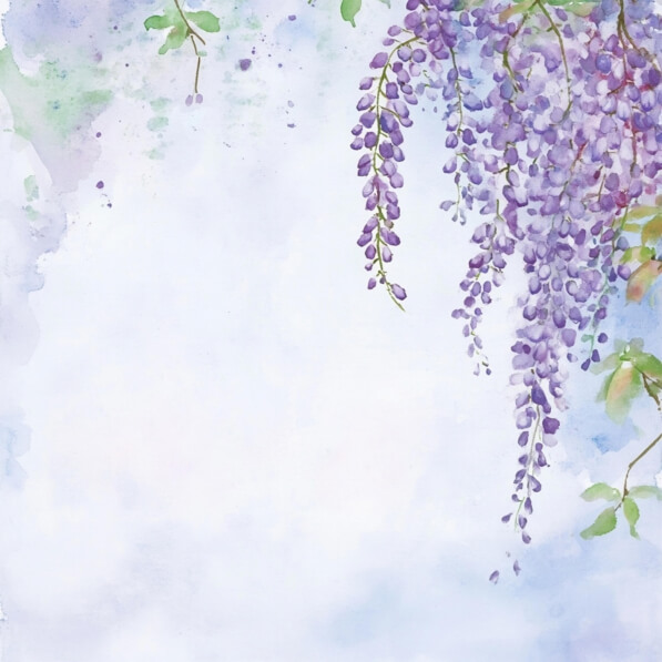 Download Watercolor Wisteria Flowers Backgrounds Online - Creative Fabrica