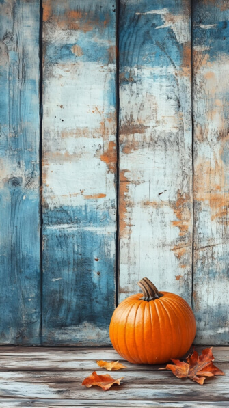 Download Autumn Pumpkin on Rustic Wood Backgrounds Online - Creative ...