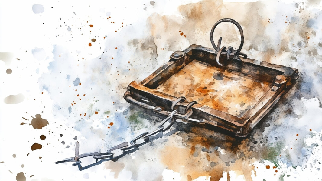 Download Vintage Metal Animal Trap Backgrounds Online - Creative Fabrica