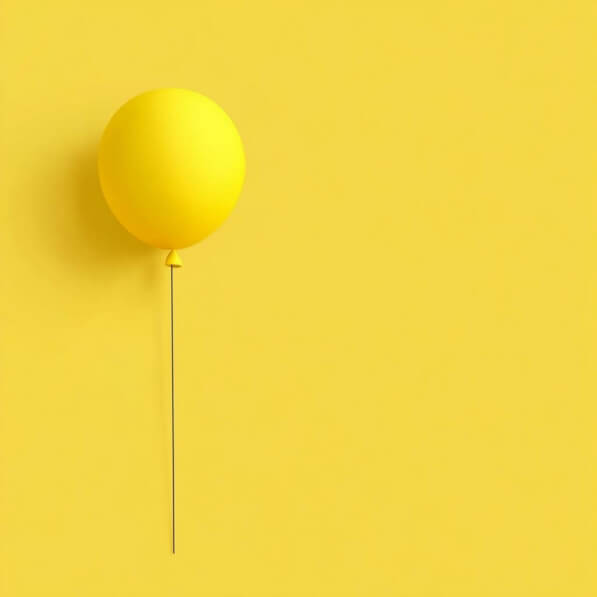 Descarga Globo Amarillo sobre Fondo Amarillo Fondos En Línea - Creative ...