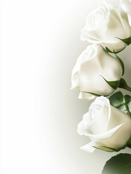 Download Elegant White Roses Against a Soft Background Backgrounds ...
