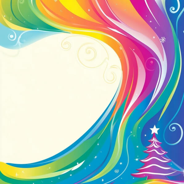 Download Vibrant Abstract Holiday Design with Christmas Tree ...