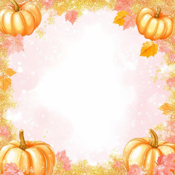 Download Autumn Pumpkin Frame Backgrounds Online - Creative Fabrica