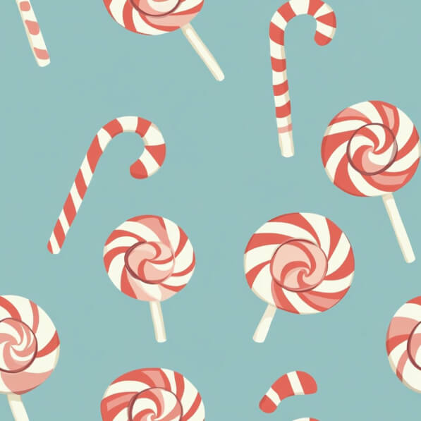 Download Candy Pattern with Lollipops and Candy Canes Patterns Online ...