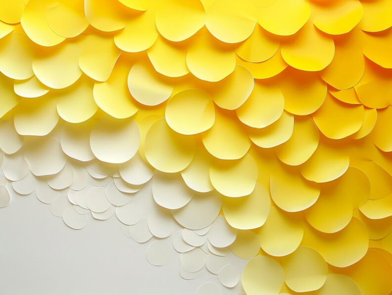 Descarga Recortes de papel coloridos en amarillo y blanco Fondos En ...