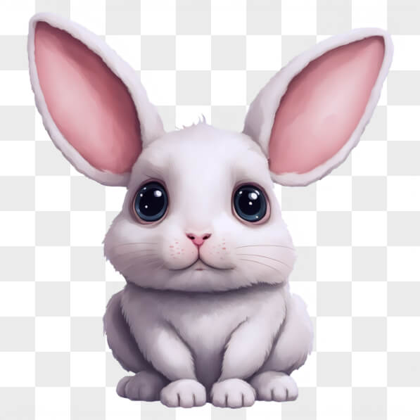 Download Cute Animated White Rabbit Cartoons Online - Creative Fabrica