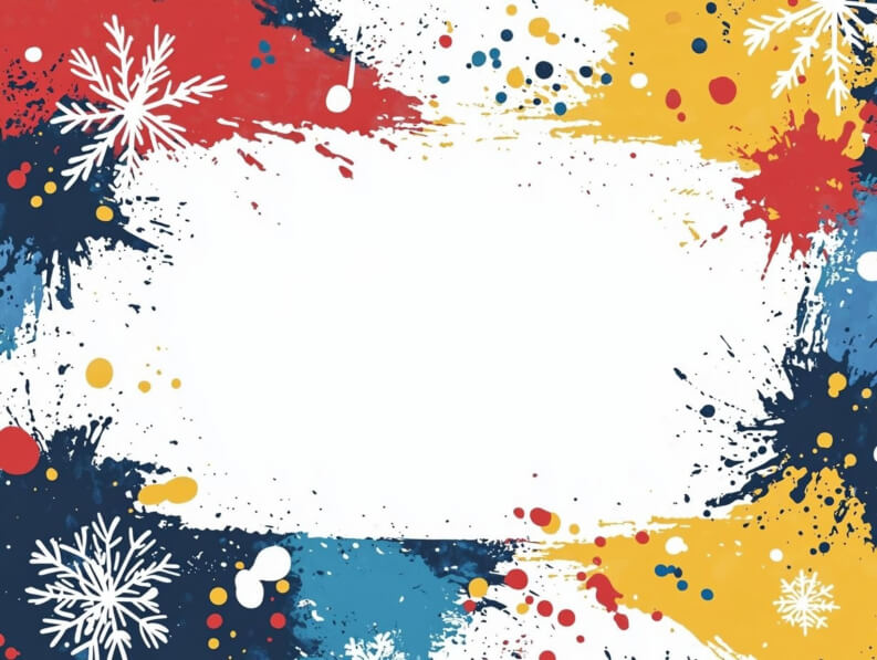 Download Colorful Abstract Background with Snowflakes Backgrounds ...