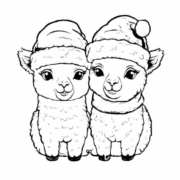 Descarga Dos llamas festivas Páginas para colorear En Línea - Creative ...